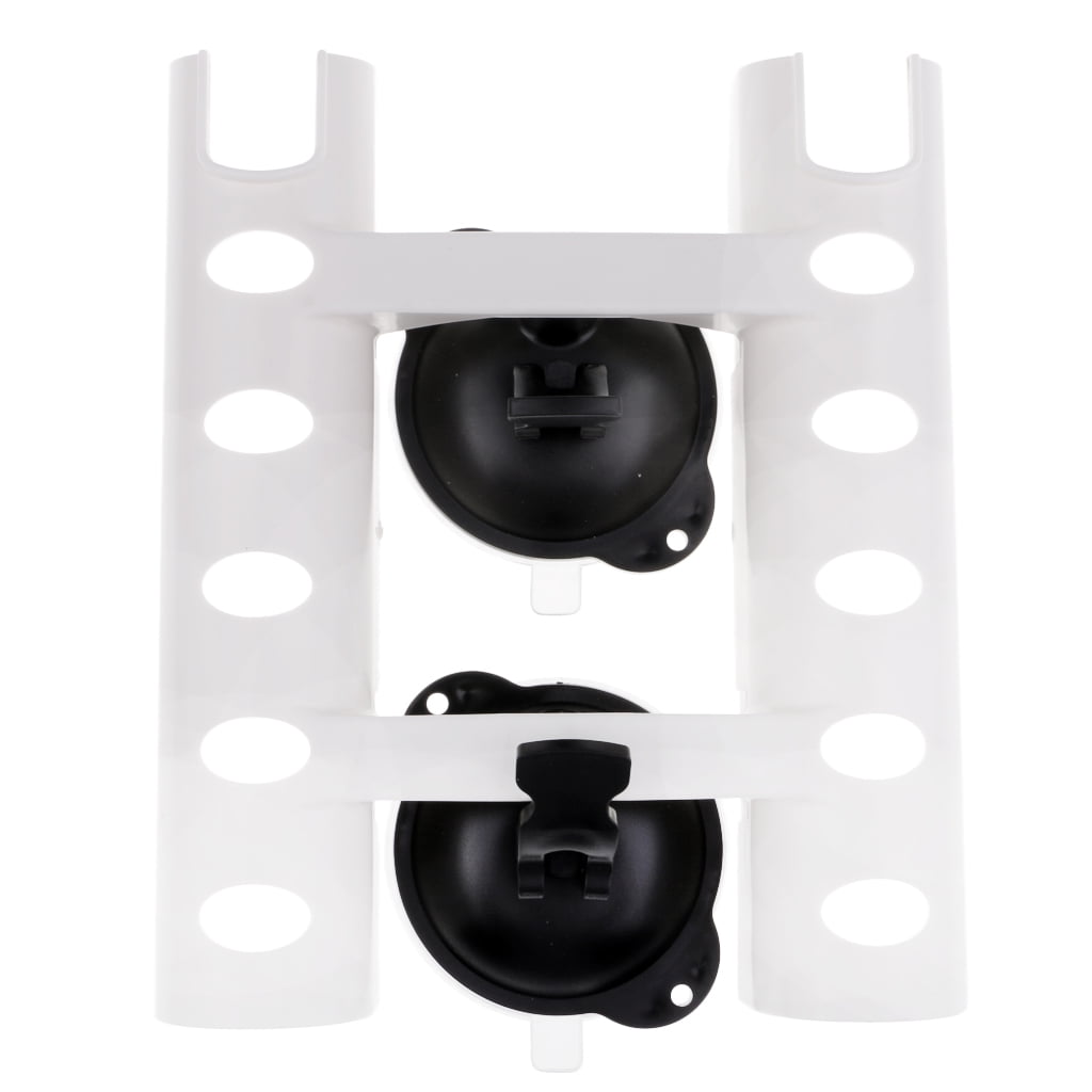 Suction Cup Fishing Rod Rack 2 Tubes Rod Holder for Car/Truck/SUV ...