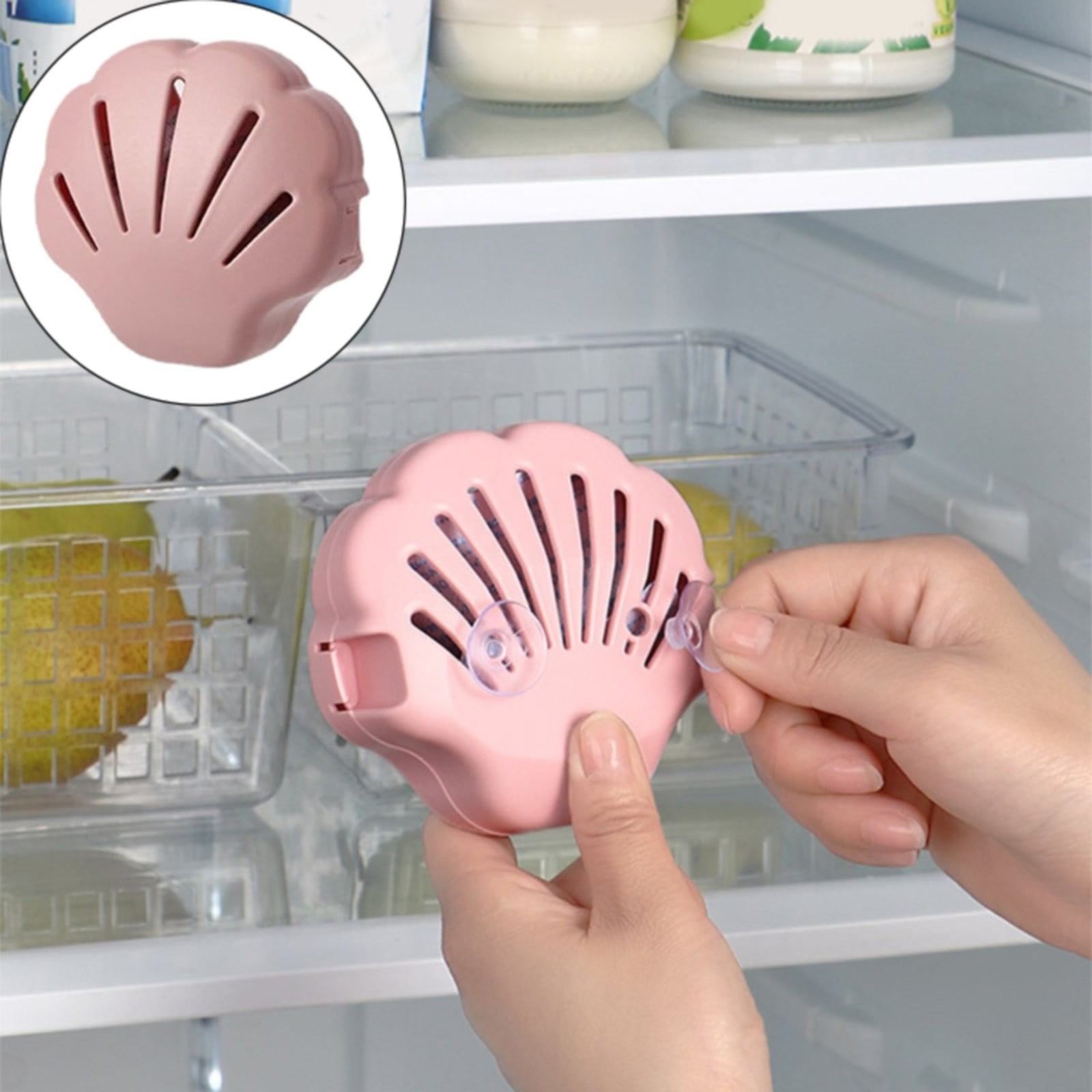 Suction Cup Fridge Activated Box Air Purifier Odor Eliminator Smell ...