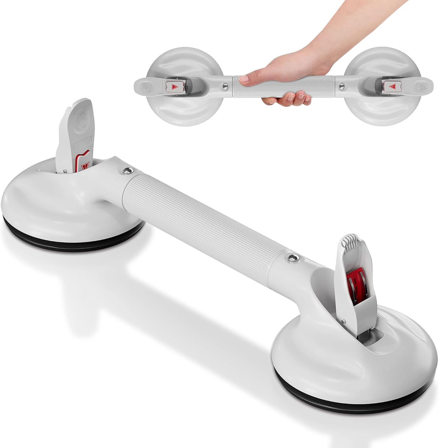 Suction Cup Grab Bar for Shower,Shower Handle Bar with Strong Suction ...