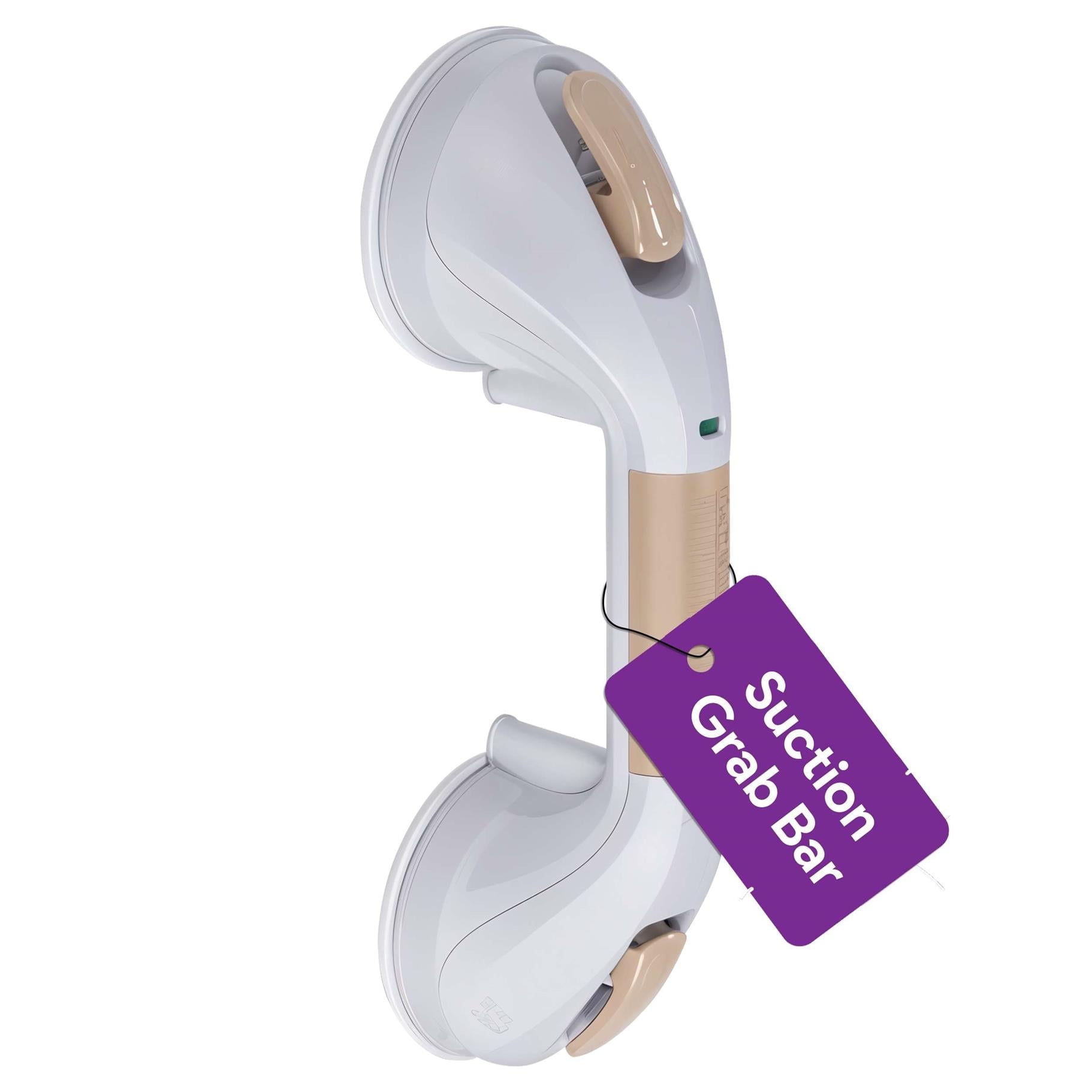 ProHeal Suction Cup Shower Grab Bar - Tool Free Bath Room & Tub Safety ...