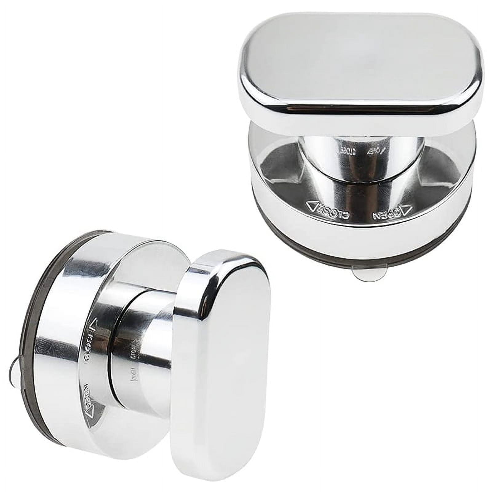 Suction Cup Handle Door 2 Pieces Drawer Cabinet Fridge Glass Portable ...