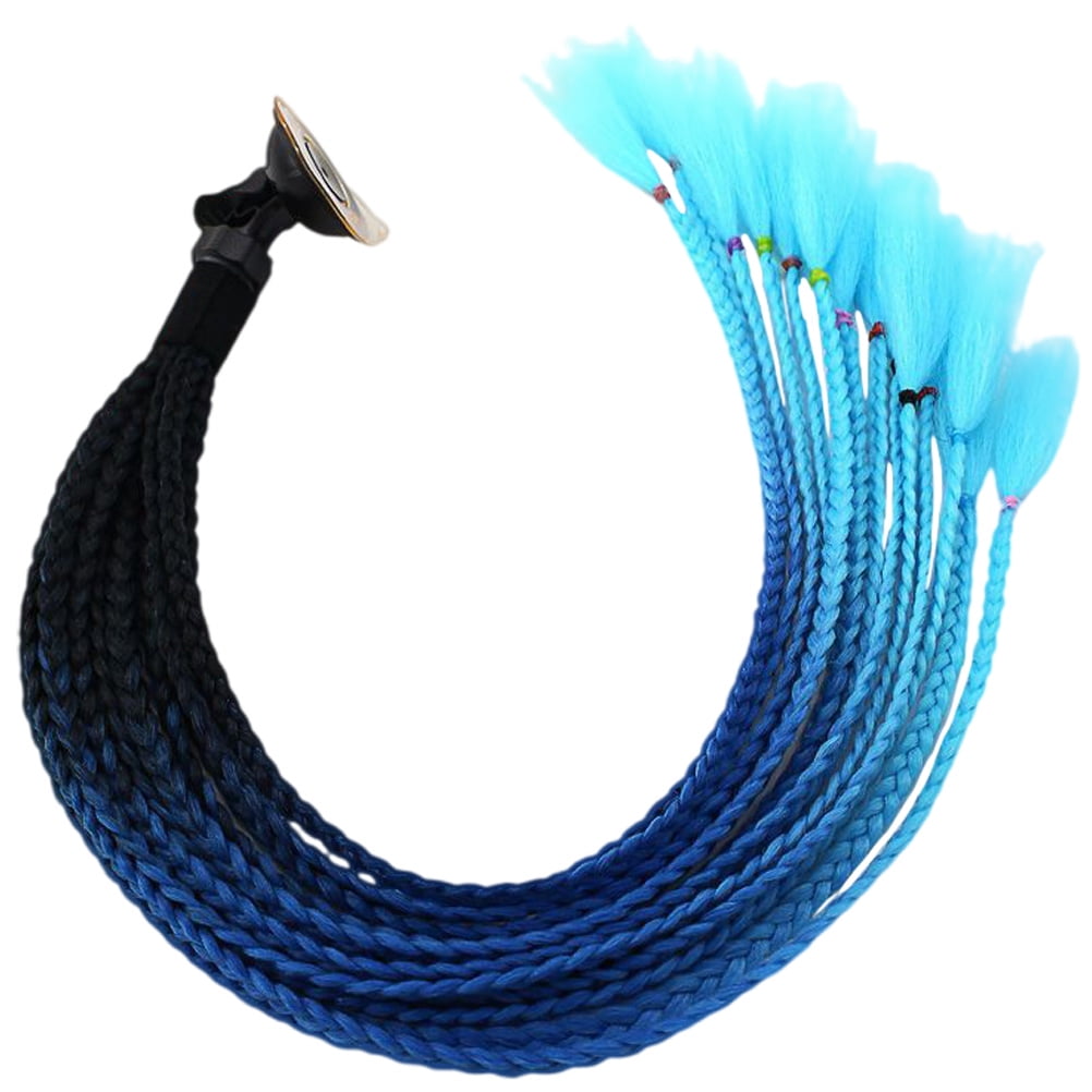 Suction Cup Helmet Braid Sucker Ponytail Decorative Motorcycle Covers ...