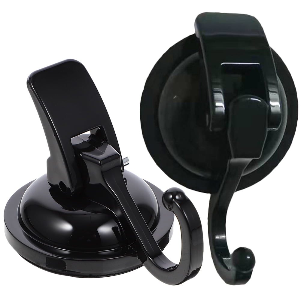 Suction Cup Hook Hangers for Windows Heavy Duty 2 Pcs Coat Plastic ...