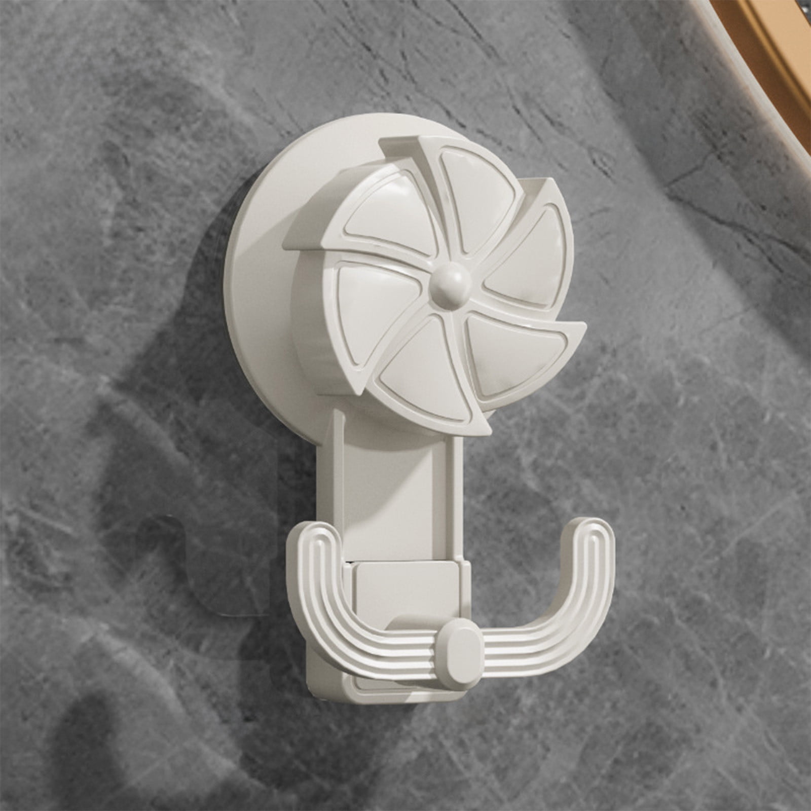 Suction Cup Hook Strong Hold | No-Drill No-Marking Windmill Double Hook ...