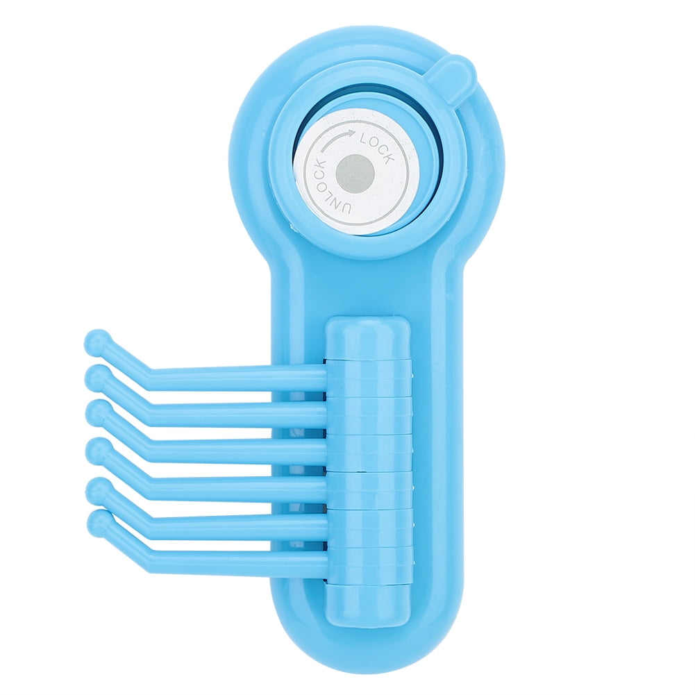 Strong ABS Bathroom Suction Hooks with Swivel Hangers (Blue) - Walmart.com
