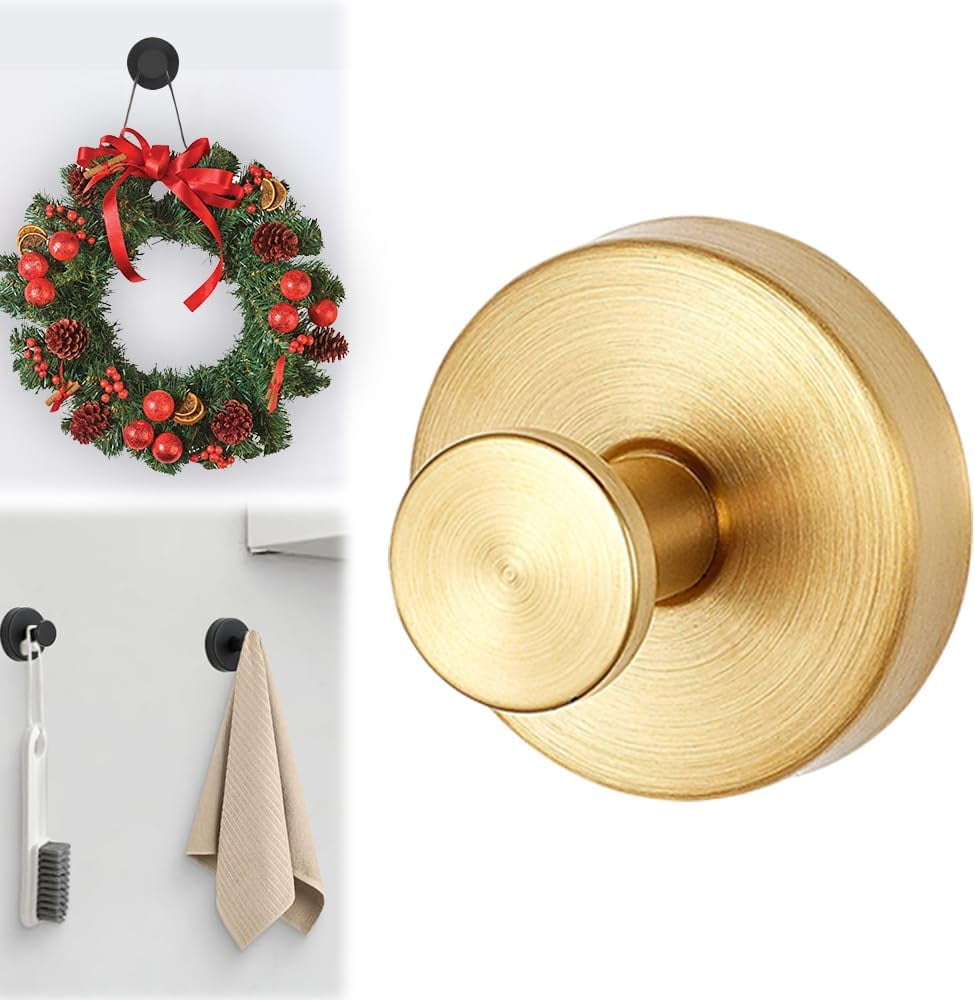 Suction Cup Hooks - 2025 Upgraded Stainless Steel Heavy Duty No Drill ...