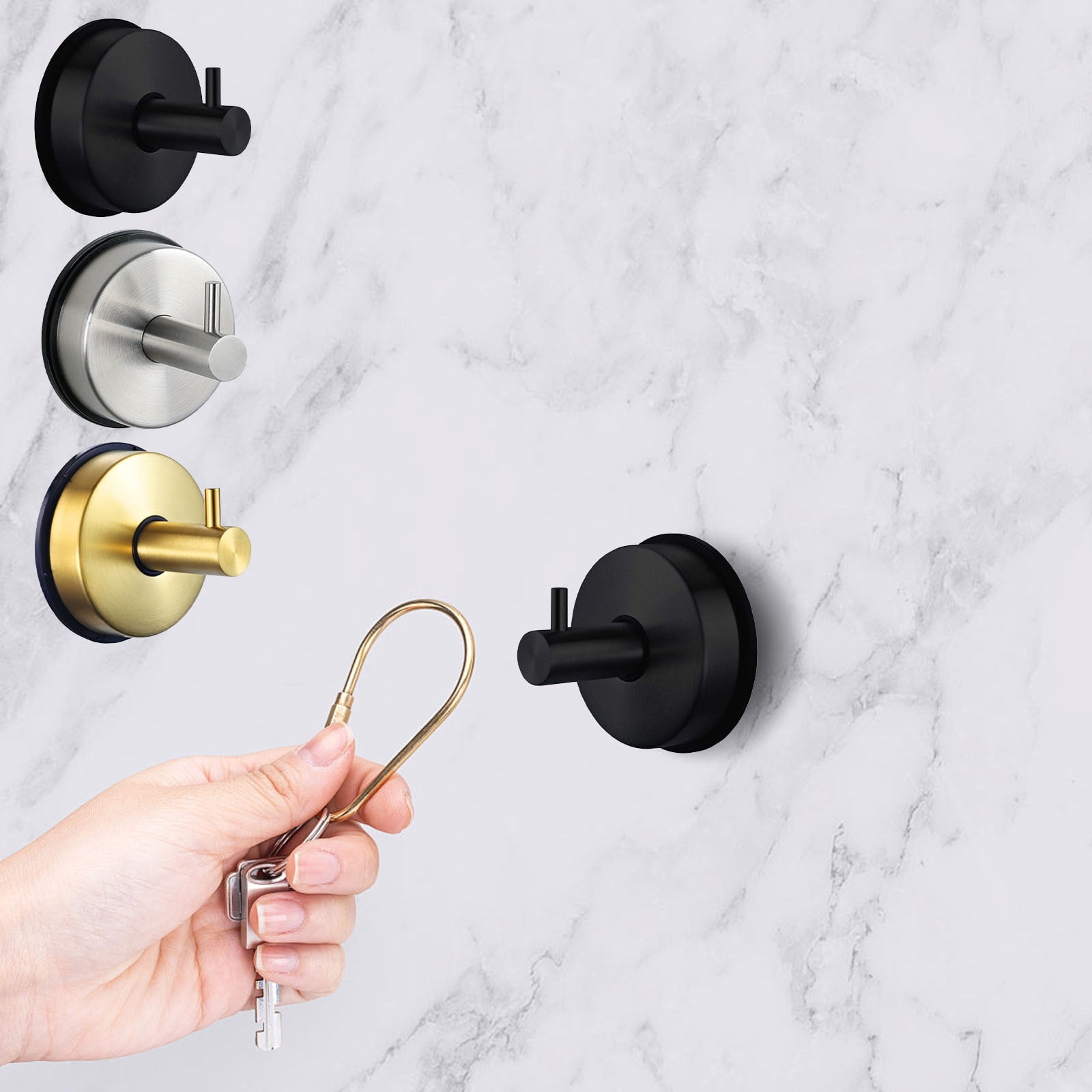 Suction Cup Hooks for Glass Doors | 304 Stainless Steel Wreath Holder ...