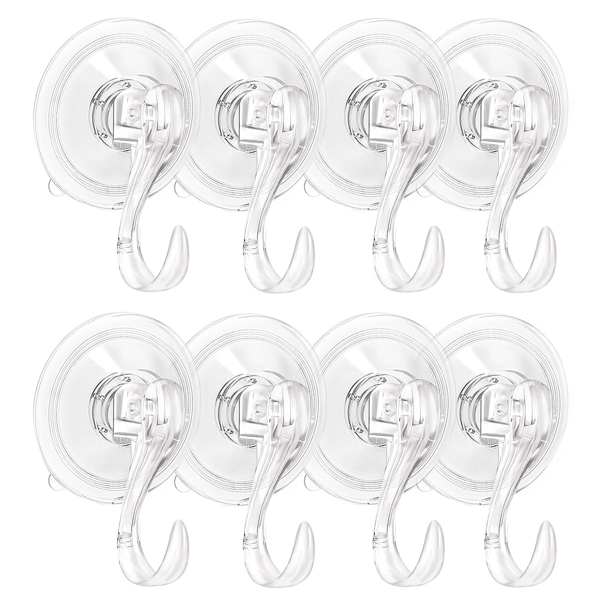 Suction Cup Hooks, Luxear Vacuum Suction Shower Hooks Reusable ...