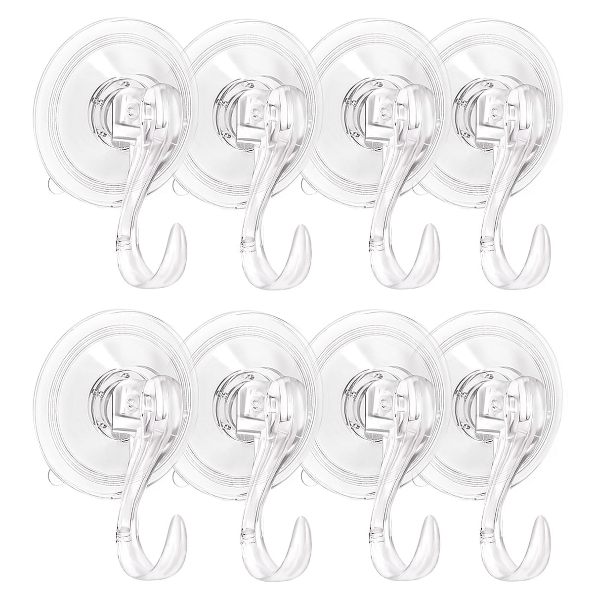 Suction Cup Hooks, Luxear Vacuum Suction Shower Hooks Reusable ...