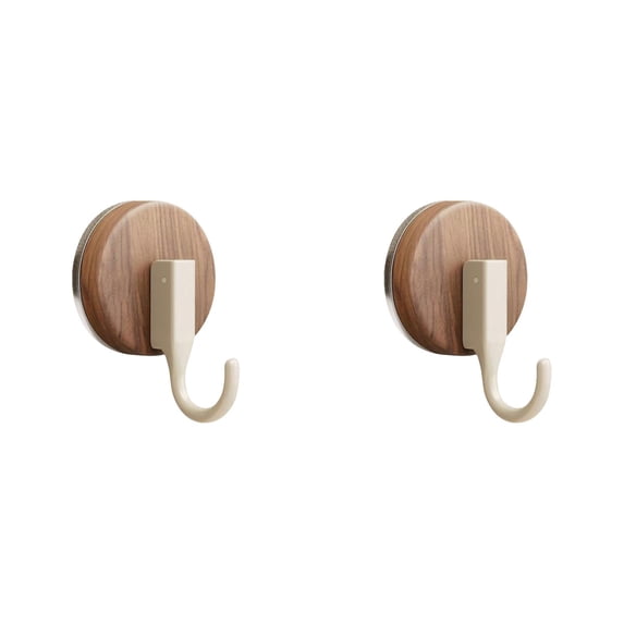 Suction Cup Hooks,No Drilling Suction Cup Wreath Hanger Hook,Wooden ...