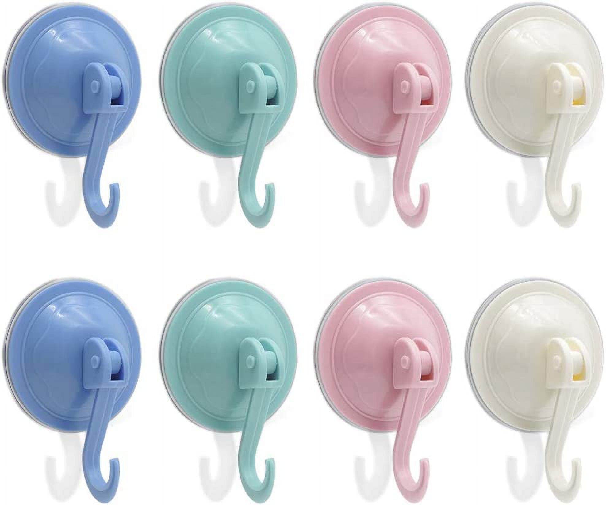 Suction Cup Hooks, Removable Power Lock Vacuum Shower Suction Hooks for ...