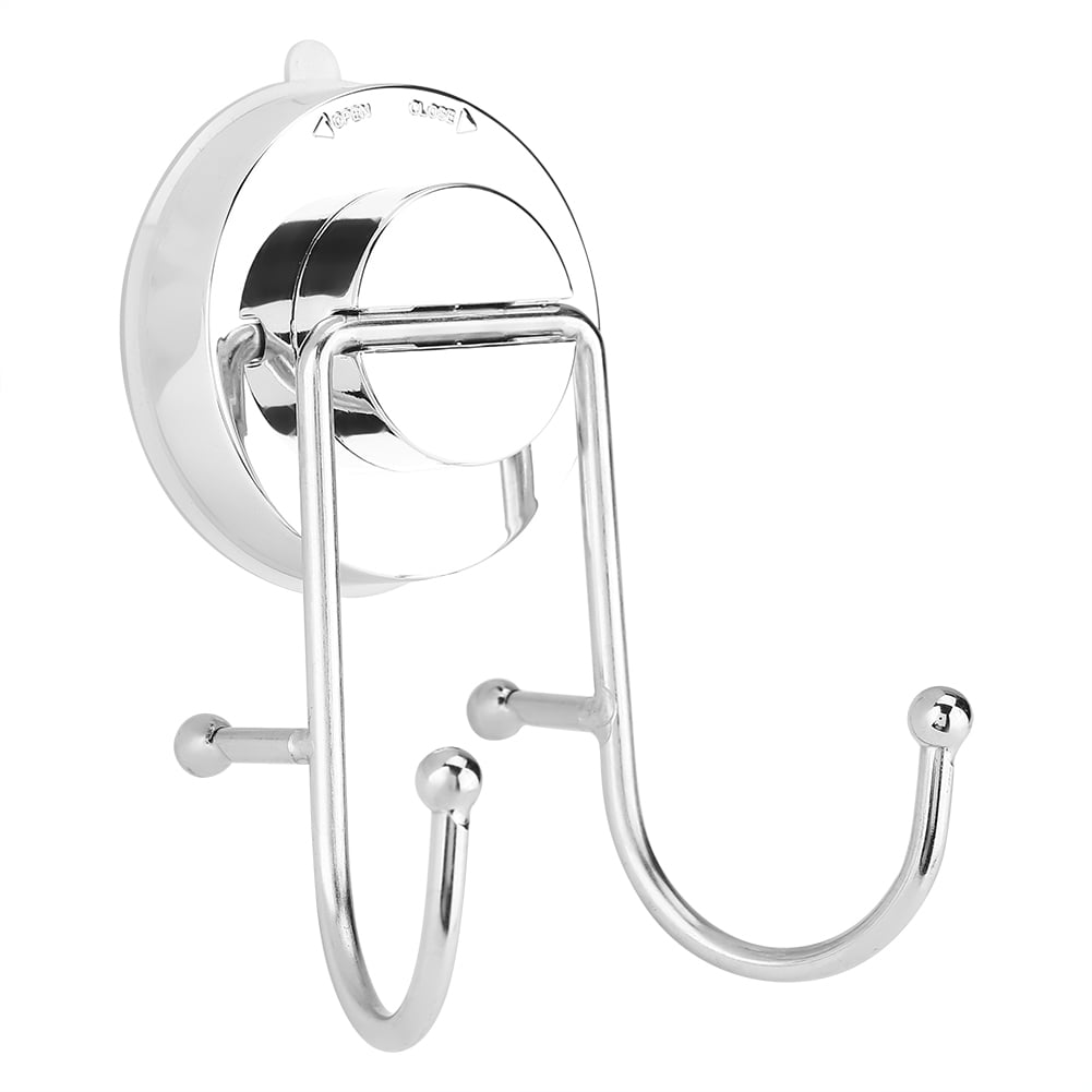 MEET Suction Cup Hooks for Shower, Heavy Duty Vacuum Double Hanger ...