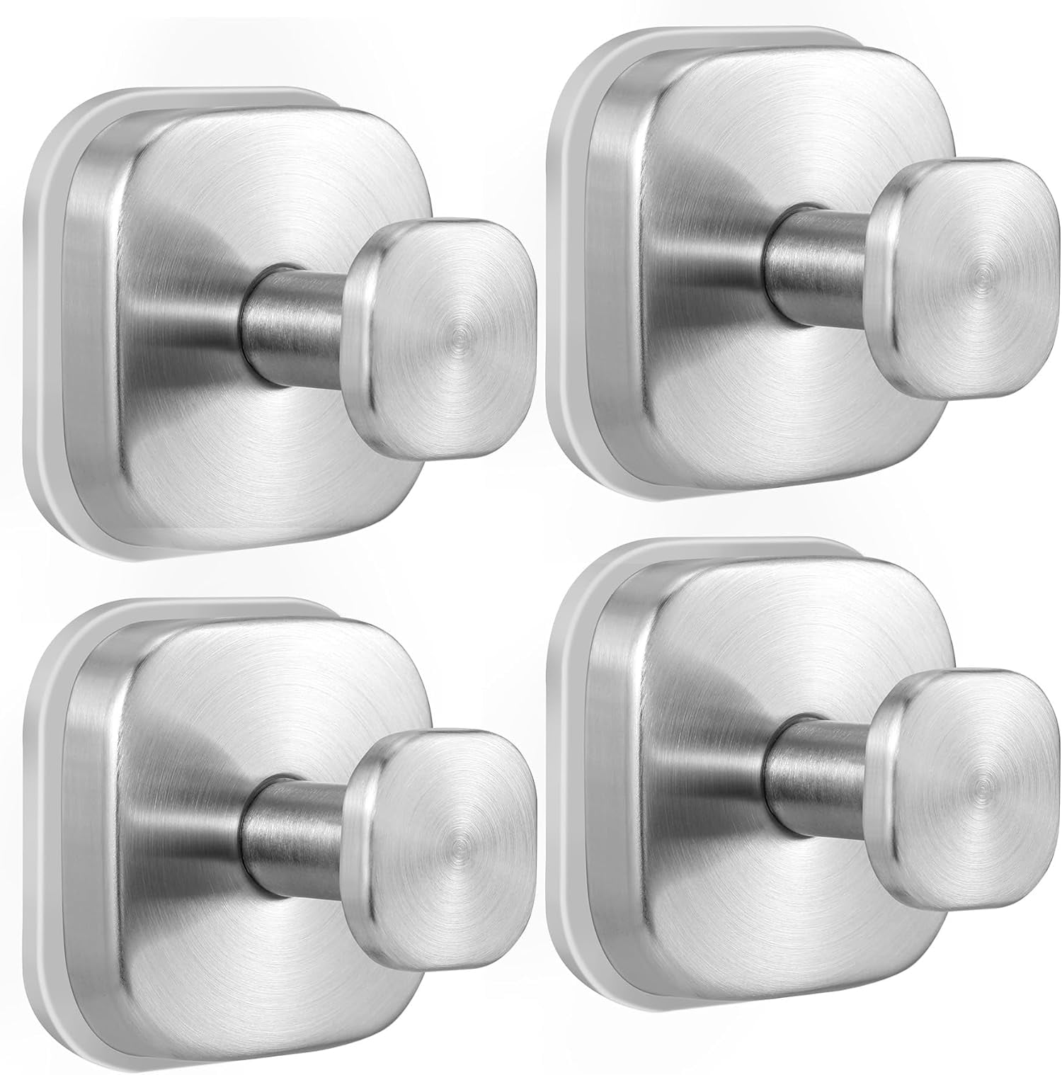 Suction Cup Hooks for Shower - No-Drill Mounting - Hooks for Towels ...