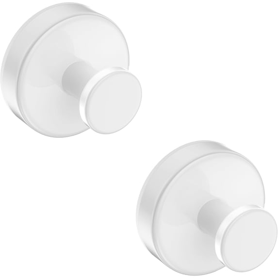 Suction Cup Hooks for Shower,Removable Towel Hooks,Upgraded 15 lbs ...