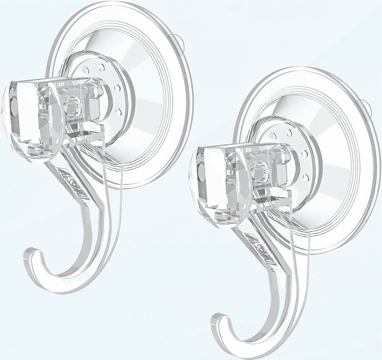 Suction Cup Hooks, Small Clear Heavy Duty Vacuum Suction Cup Hooks ...