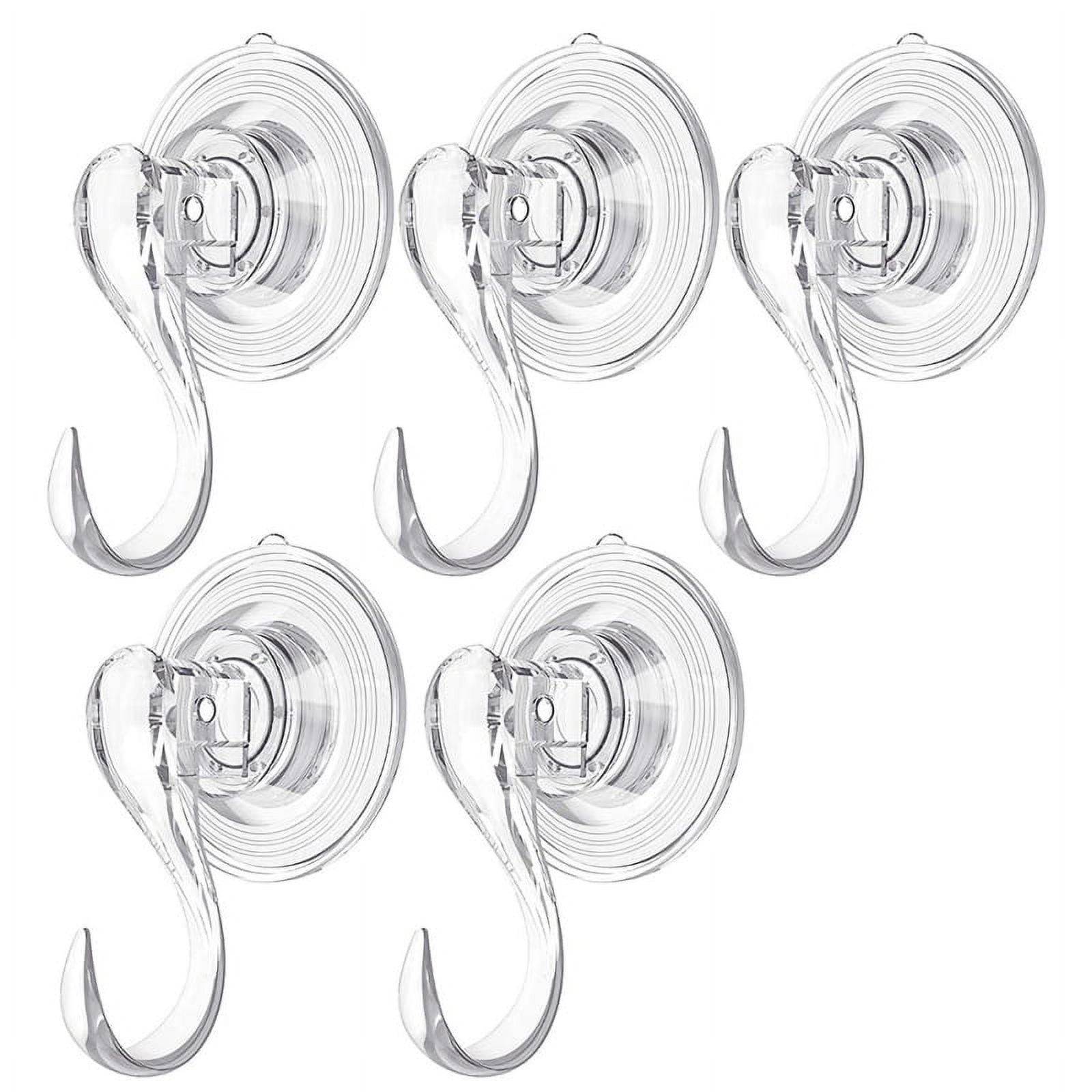 Suction Cup Hooks, Small Clear Reusable Heavy Duty Vacuum Suction Cup ...