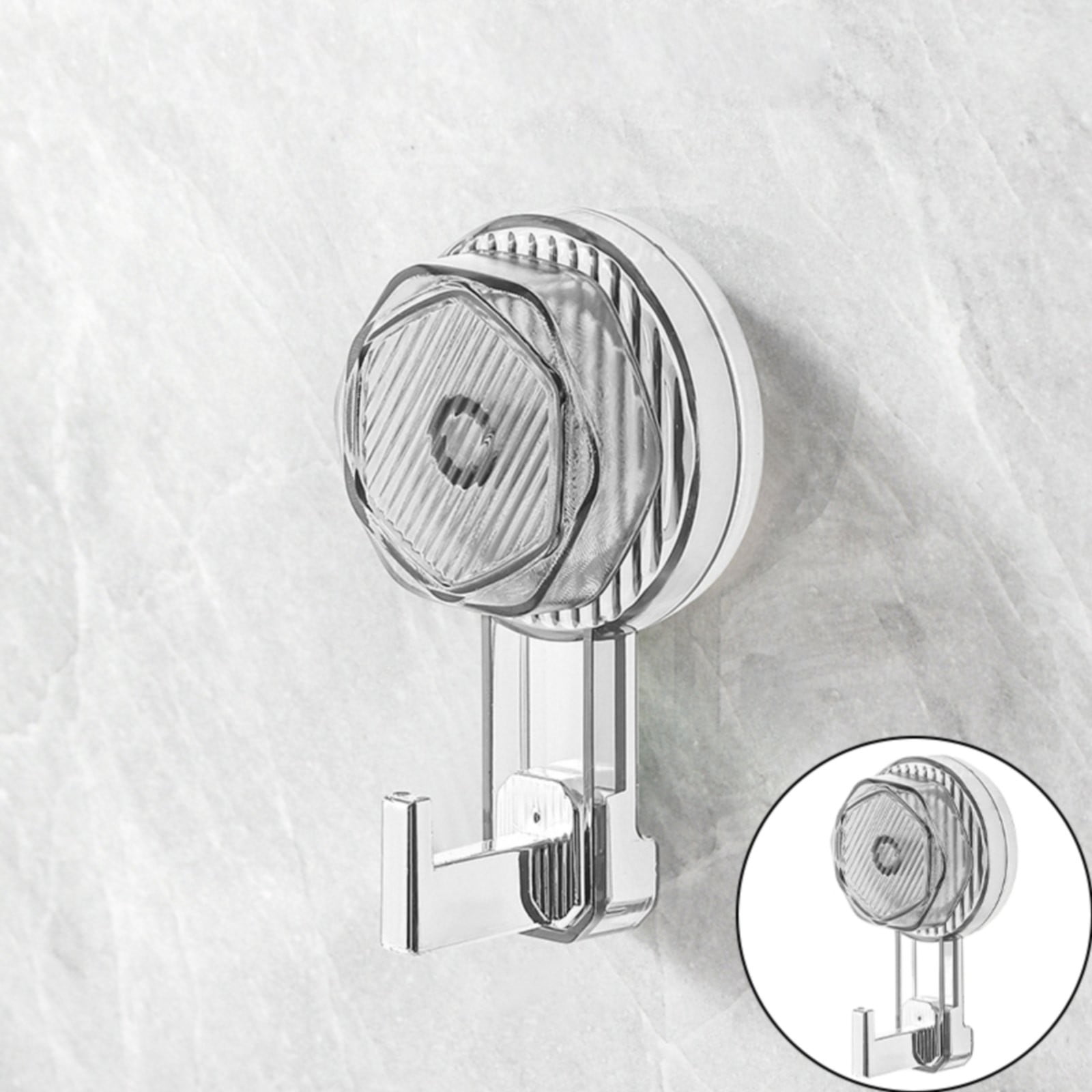 Suction Cup Hooks, Small Clear Shower Suction Hooks Heavy Duty Vacuum ...