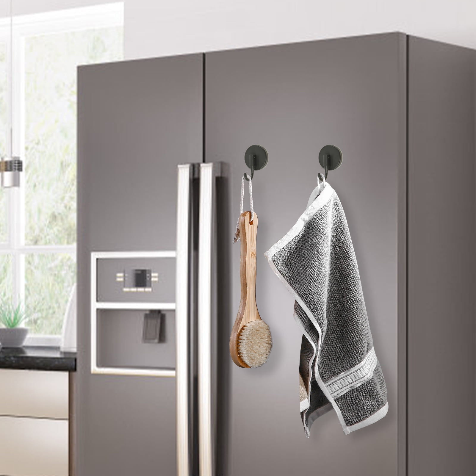 Suction Cup Hooks Sturdy Space-Saving Shower Hooks Easy to Use Suction ...