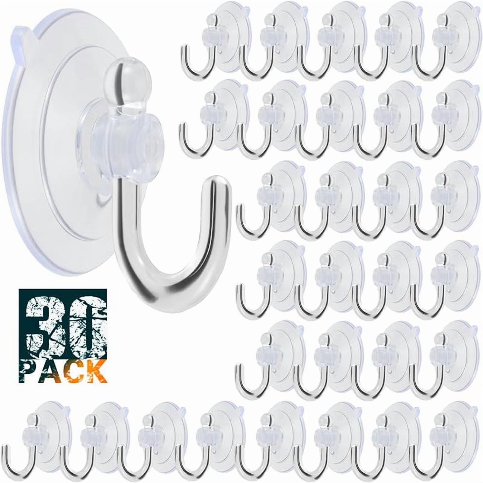 Suction Cup Hooks, Transparent PVC Removable Reusable, for Glass ...