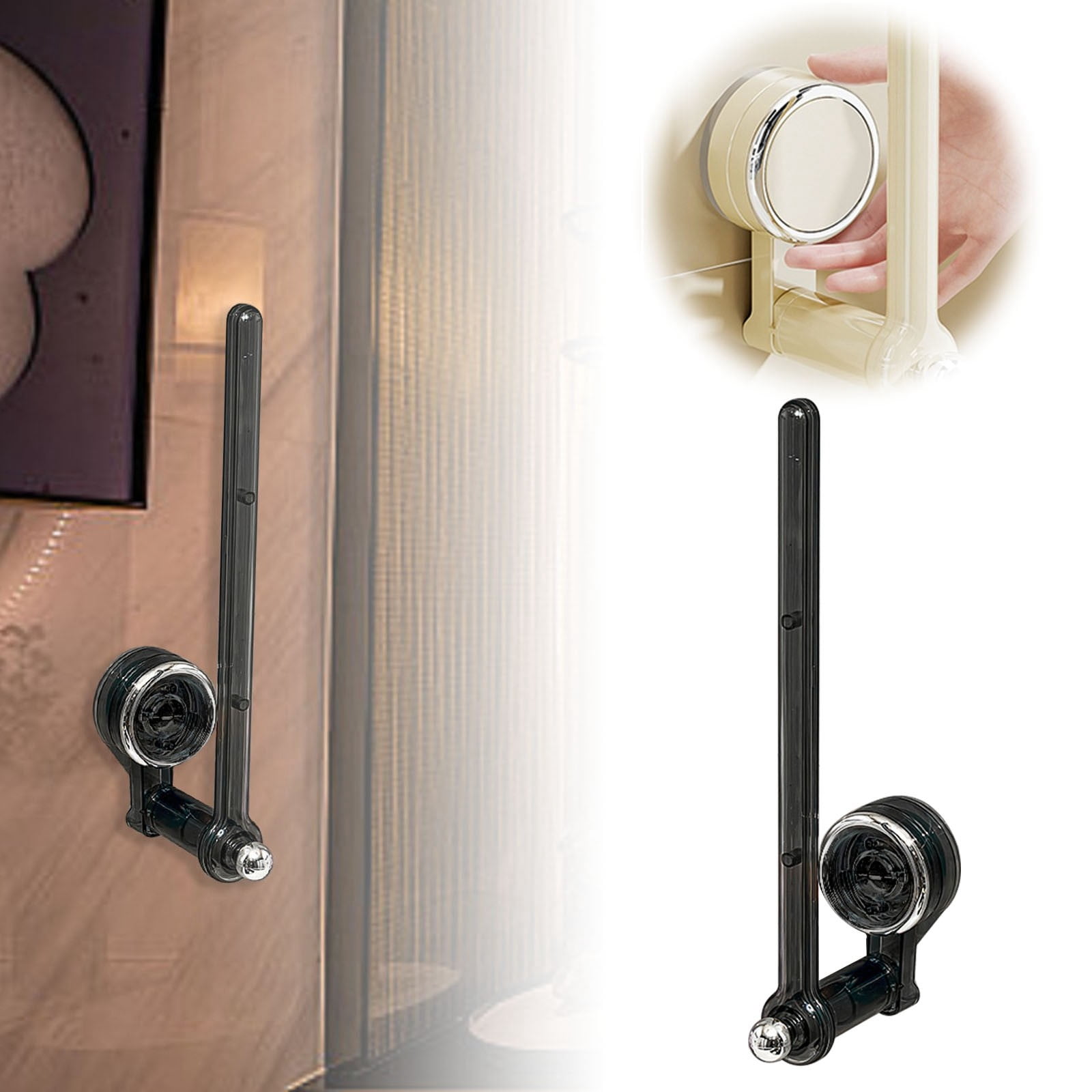 Suction Cup Kitchen Paper Towel Holder No Drill Cabinet Paper Hanger ...