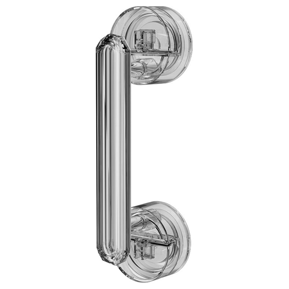 Suction Cup Mounted Bathroom Handrail Provides Secure Support Anywhere ...