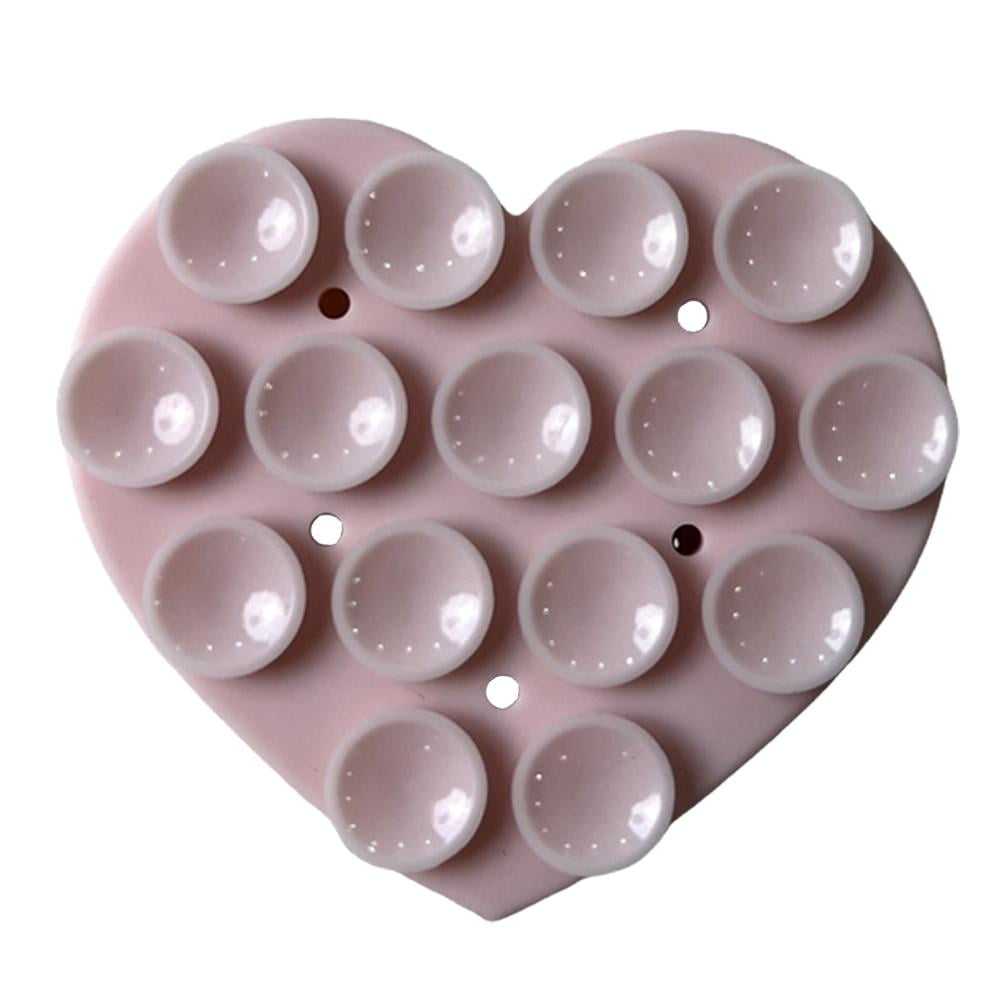 Suction Cup Phone Case Mount Double-Sided Silicone Sticky Stand Phone ...