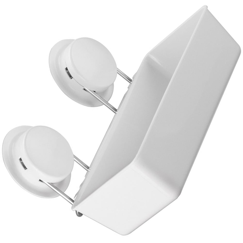 Suction Cup Rack Kitchen Stainless Steel Abs Wall Mount Shelves Trays ...