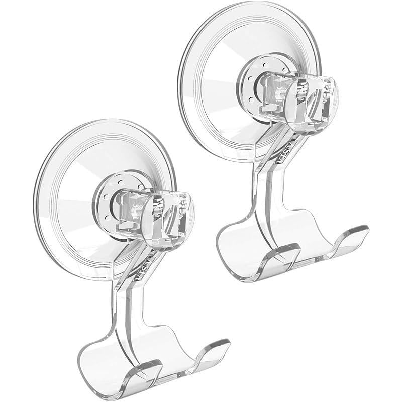 Suction Cup Razor Holder, Clear Suction Razor Hooks Shower Wall ...