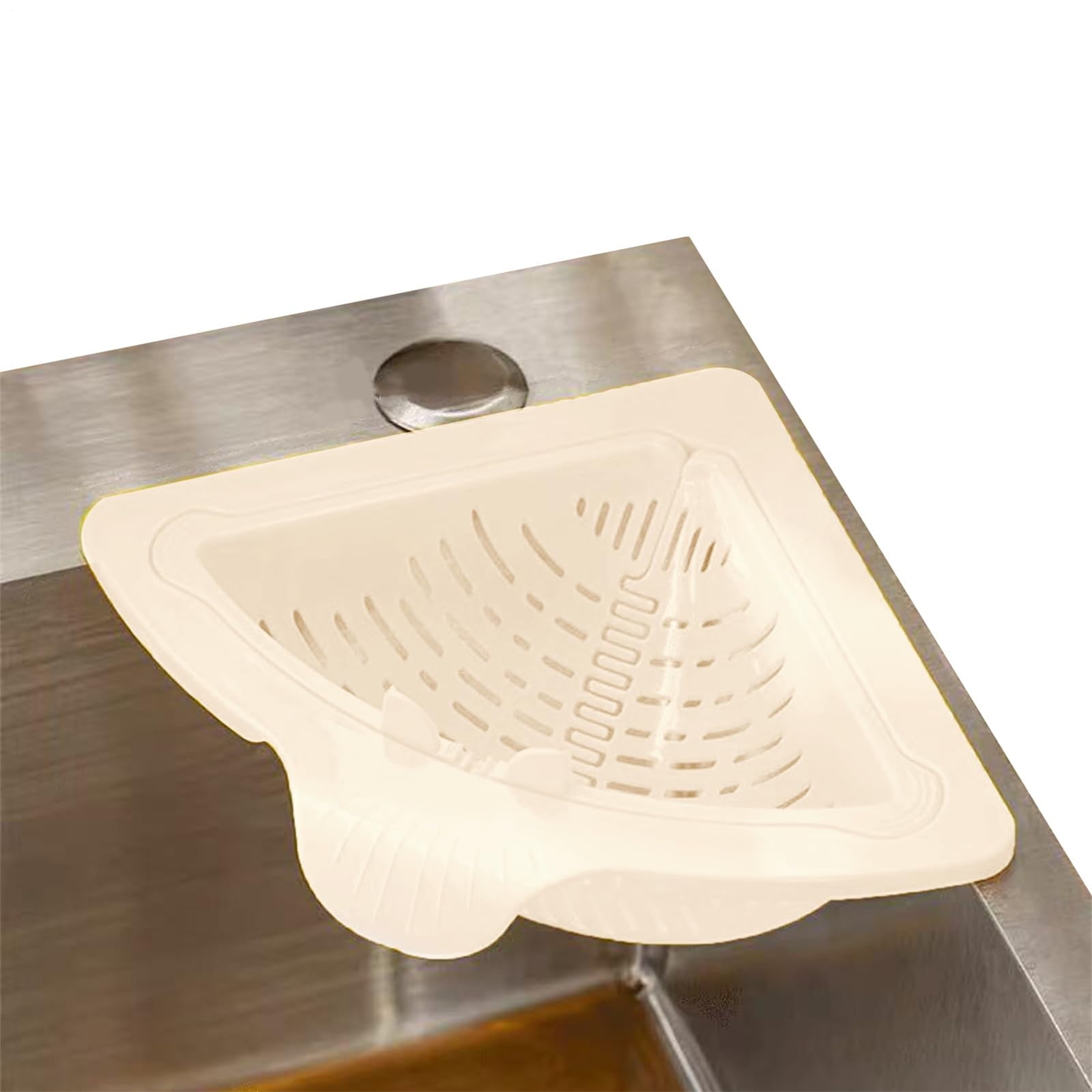 Suction Cup Sink Corner Corner Shelf Basket Puncture-Free Triangular ...