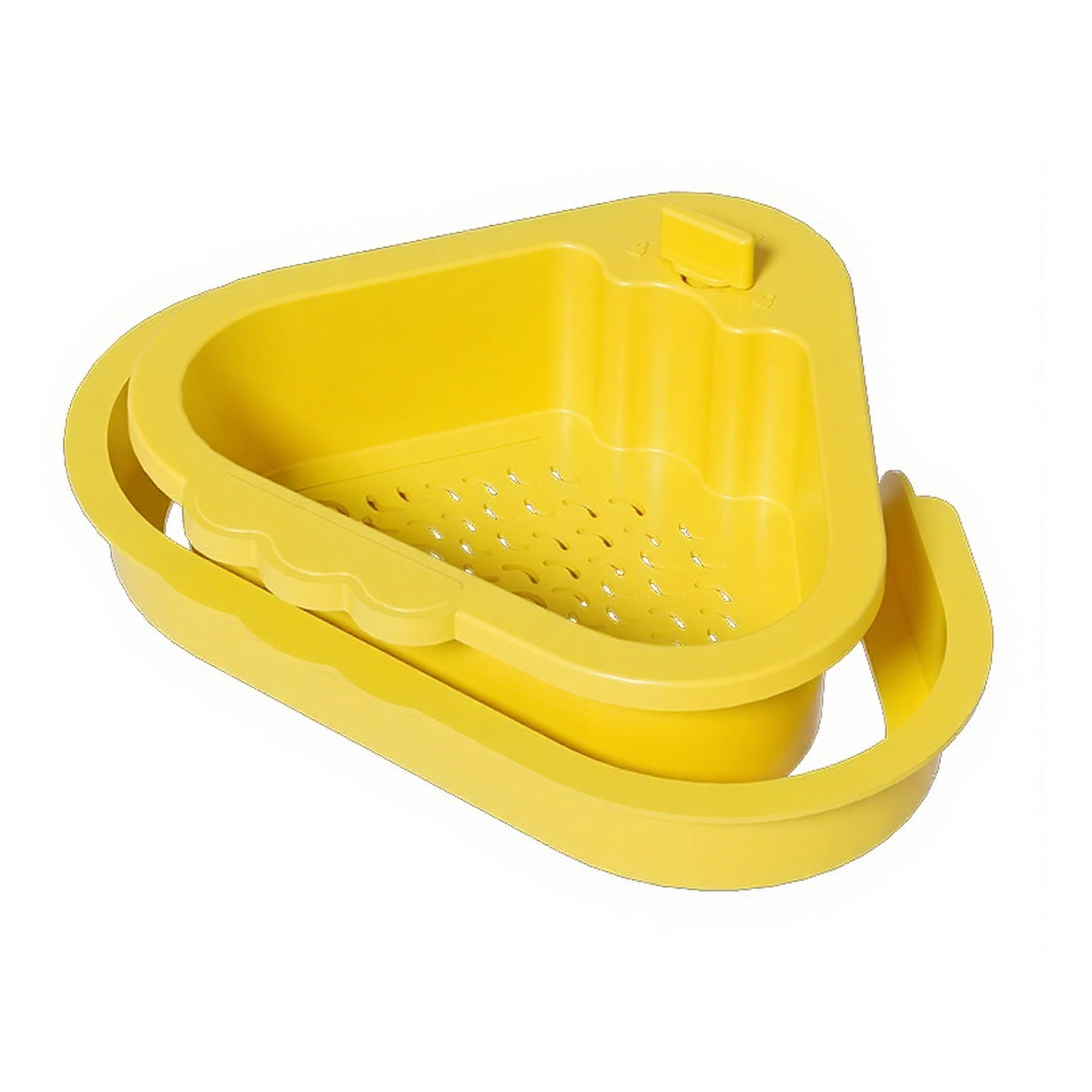 Suction Cup Sink Corner Rack, Upgraded Automatic Dumping Sink Strainer ...