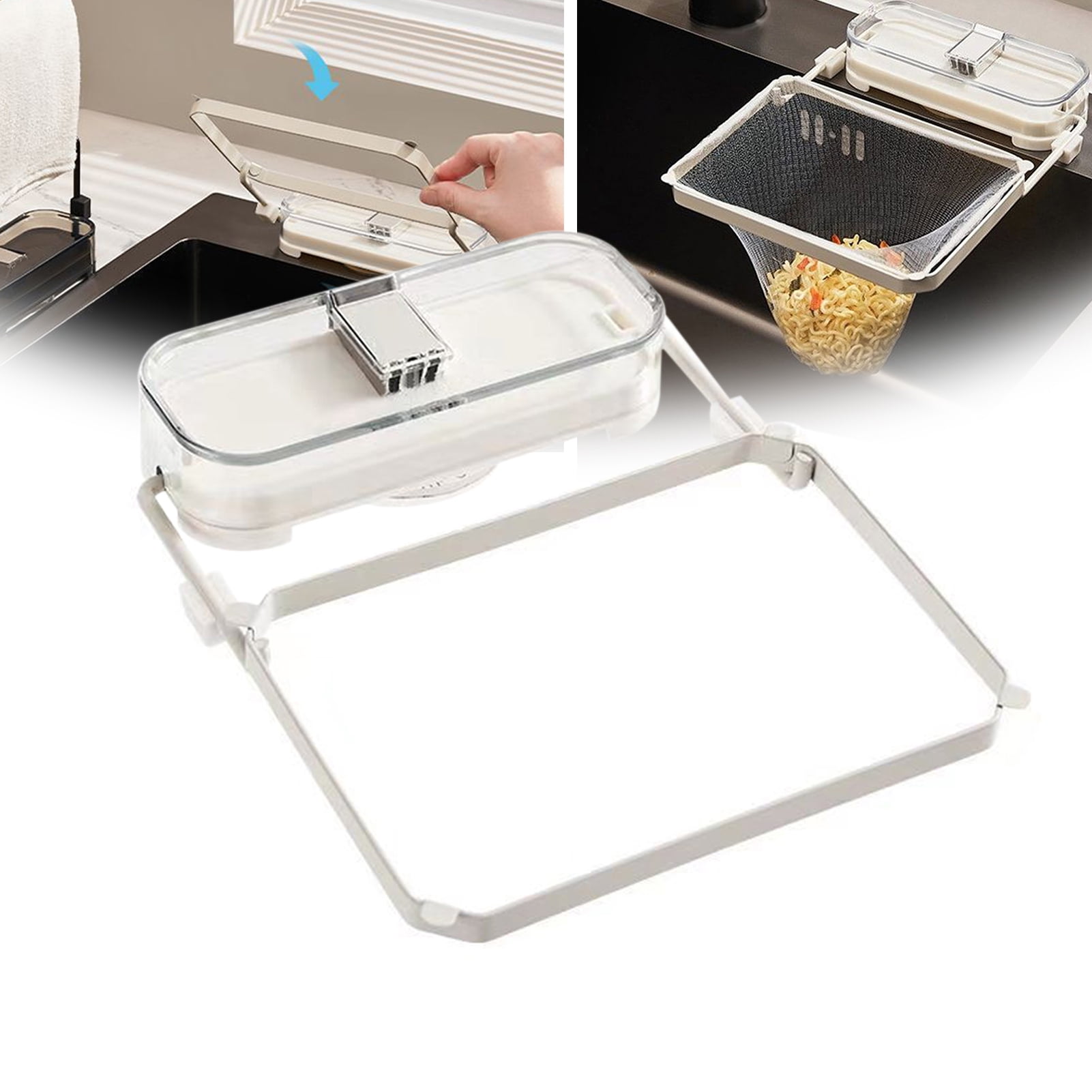 Suction Cup Sink Strainer Kitchen Drain Rack Multipurpose Metal ...