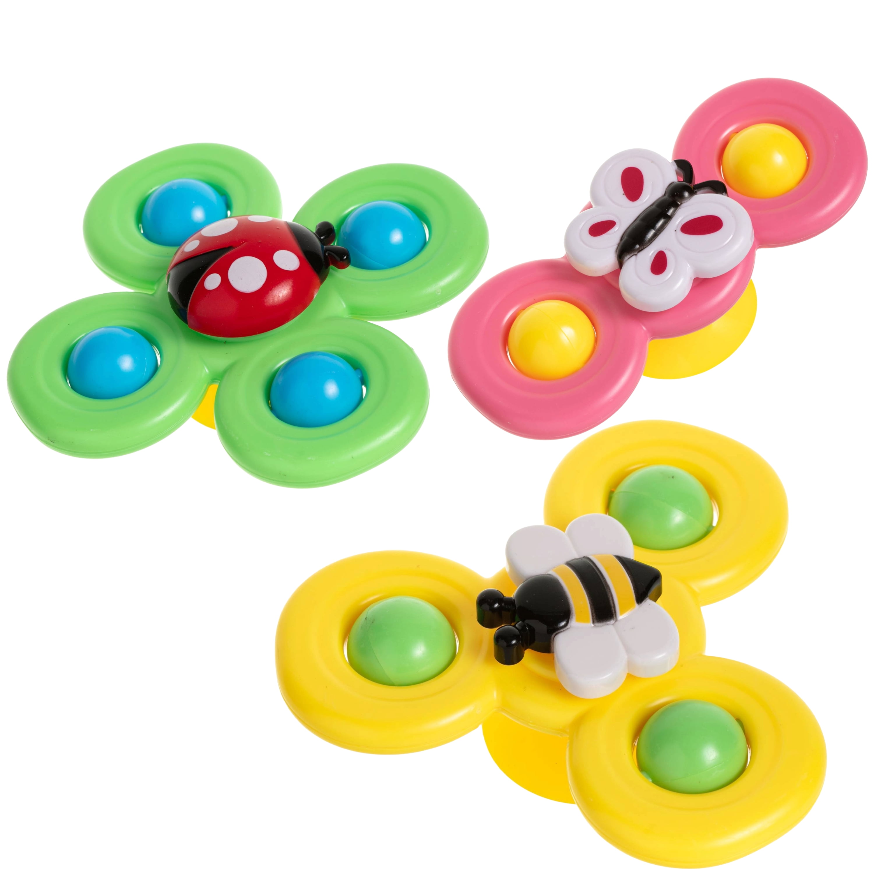 Suction Cup Spinner Toys for Toddlers, Suction Cup Fidget Spinner Bath ...