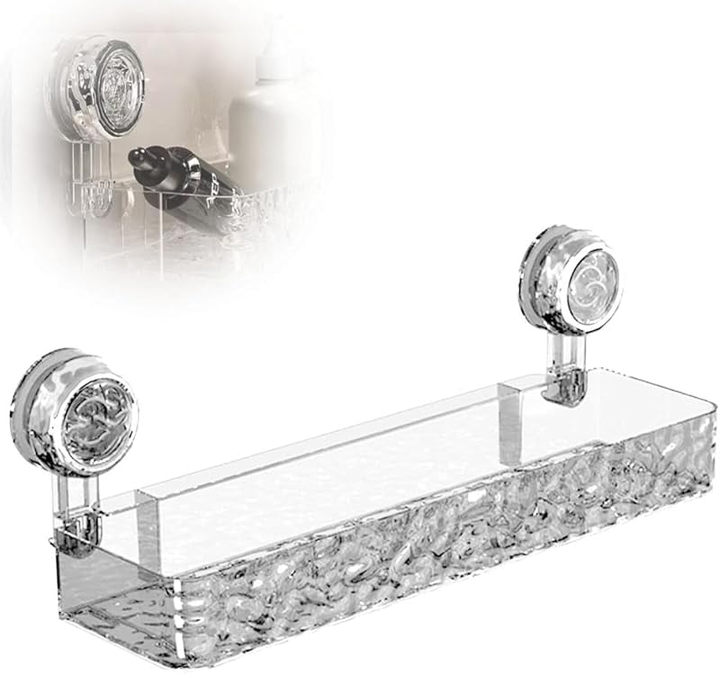 Suction Cup Storage Organizer, Shower Caddy Suction Cup, 2025 Upgraded ...