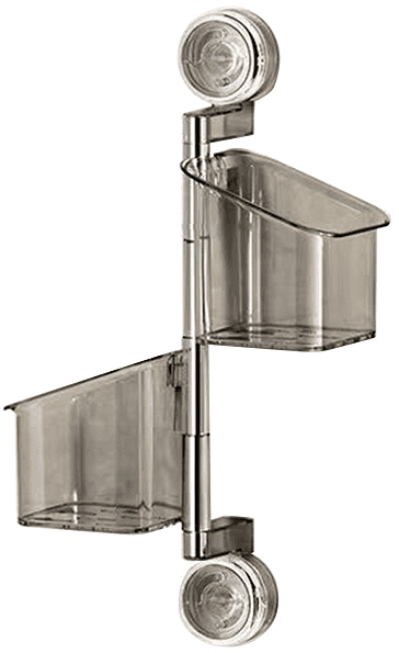 Suction Cup Swivel Organizer, Removable Wall Mounted Trash Can ...