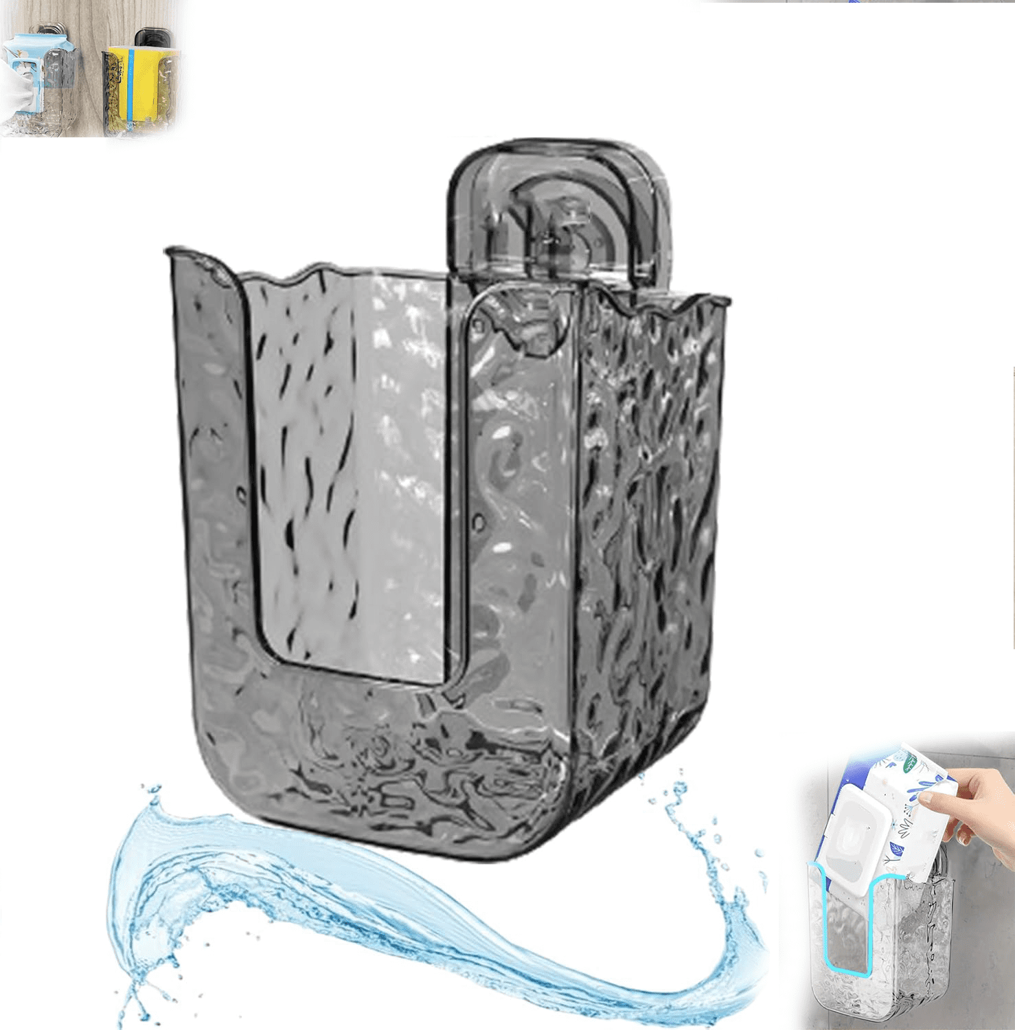 Suction Cup Tissue Organizer, Suction Cup Wet Wipes Holder ...