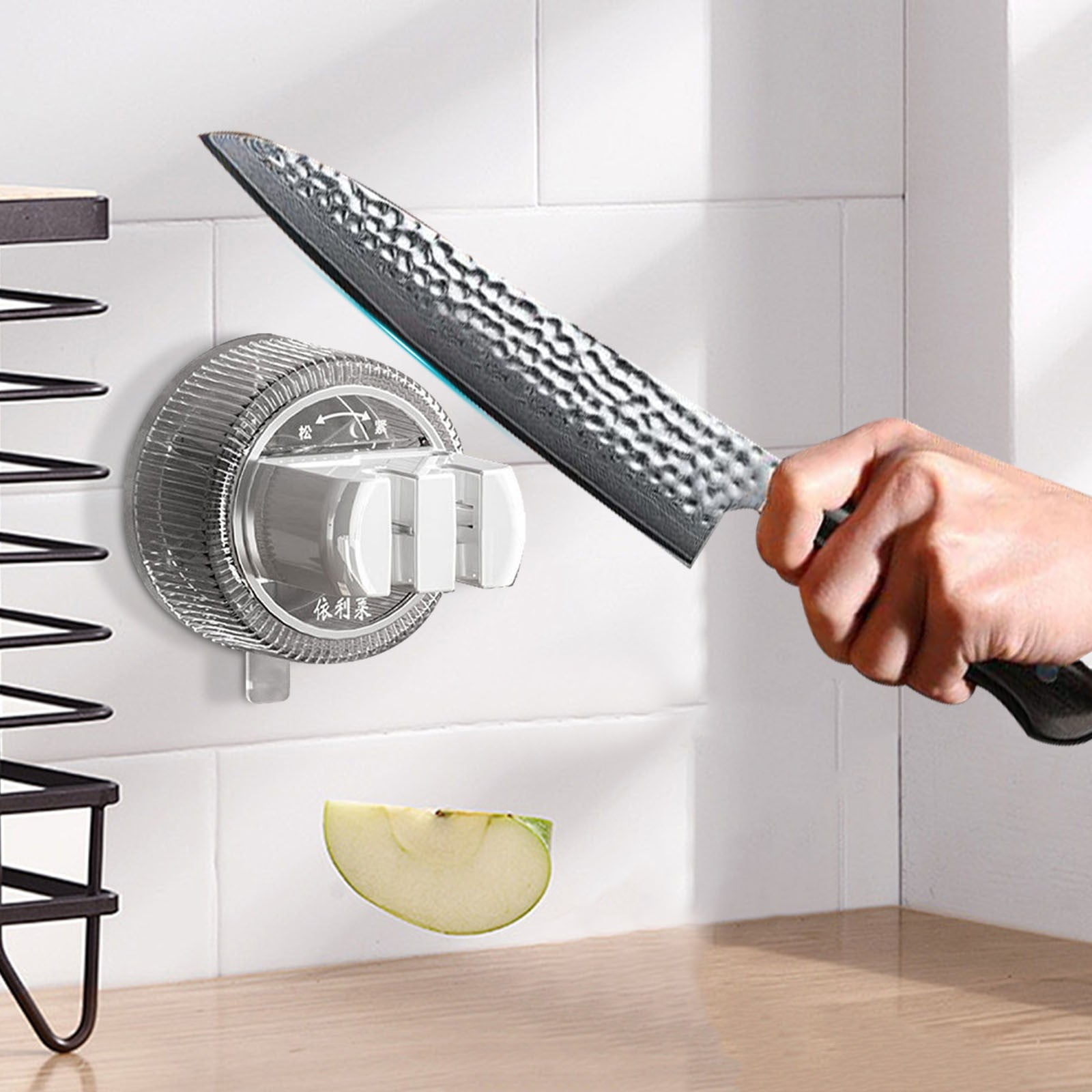 Suction Cup Type Sharpening Stone Kitchen And Household Wall Mounted ...