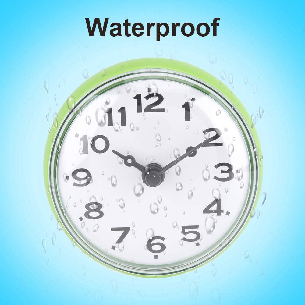 Suction Cup Wall Clock Suction Wall Window Mirror Bath Shower Clock