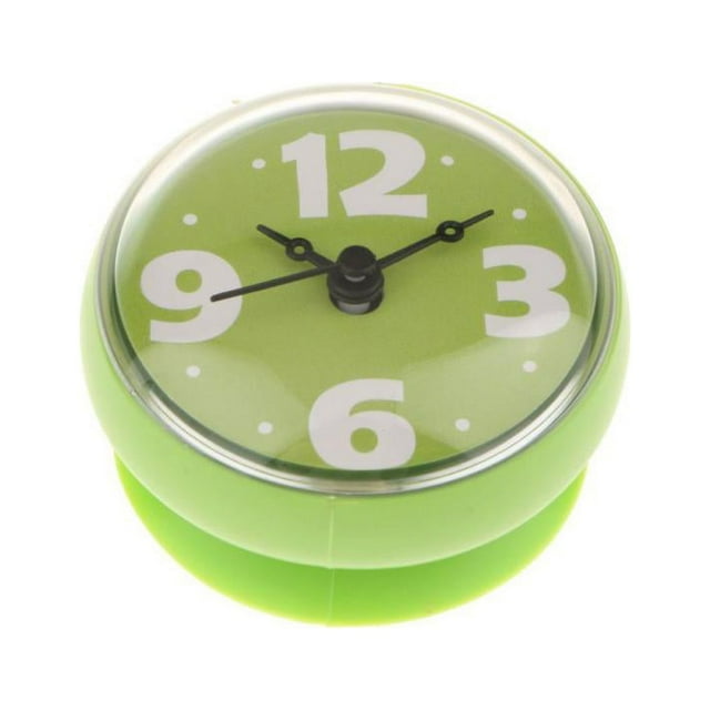 Suction Cup Wall Clock Timer Bathroom Shower Silicone Clock Waterproof