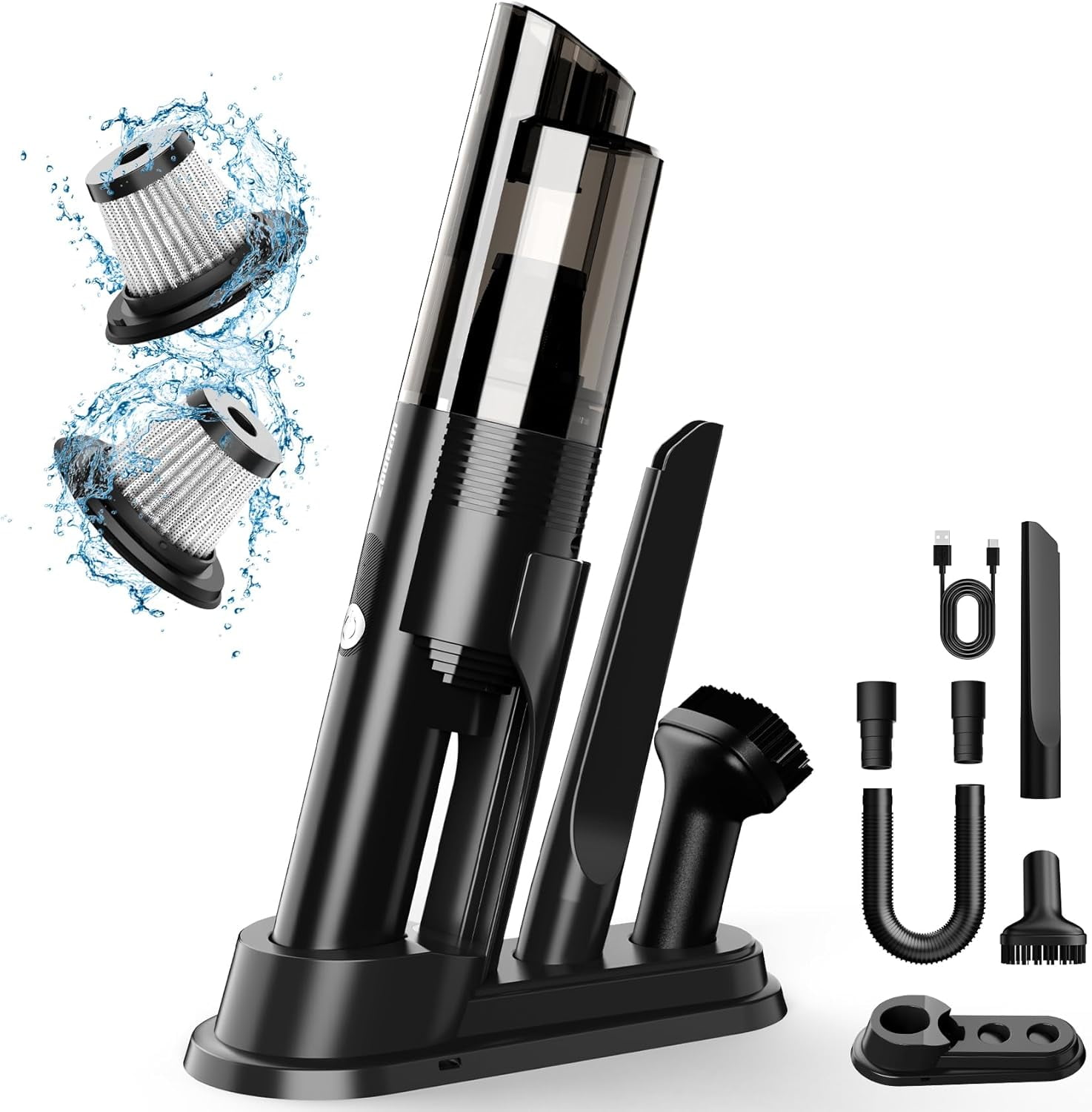 Suction Handheld Vacuum Cleaner】 Our handheld vacuum utilizes a high ...
