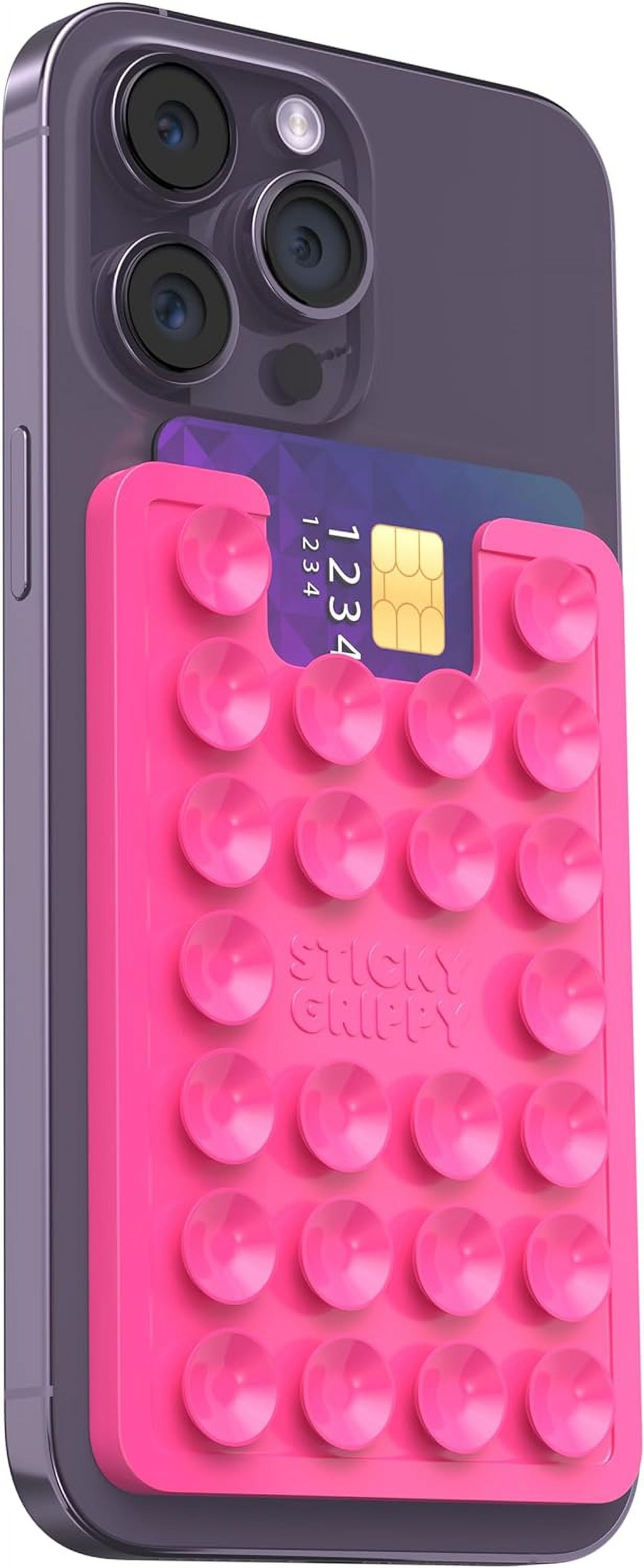 Suction Phone Card Holder Mount, Phone Wallet, Silicon Adhesive Phone ...
