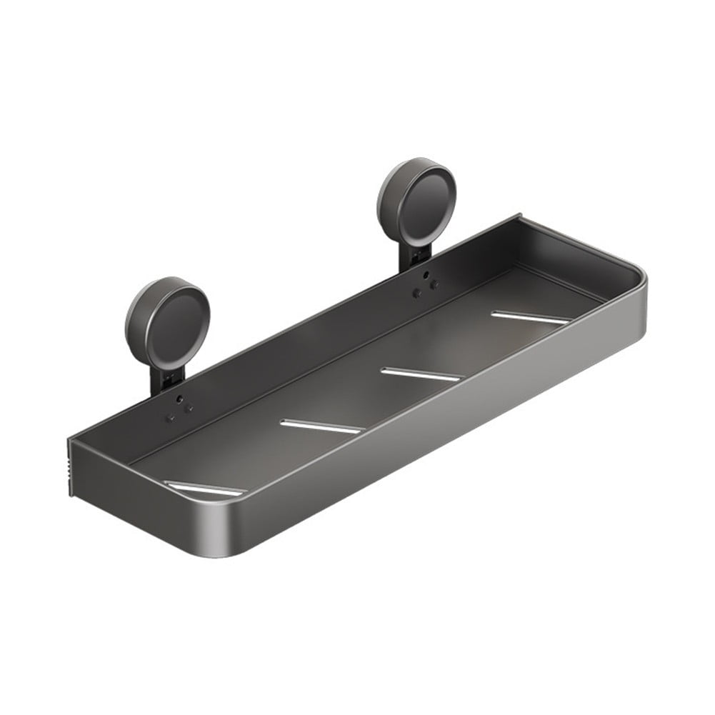 Suction cup rack bathroom wall mounted punch-free wall bathroom storage ...