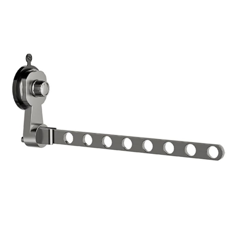 Suction cup retractable folding clothes drying rack portable clothes ...