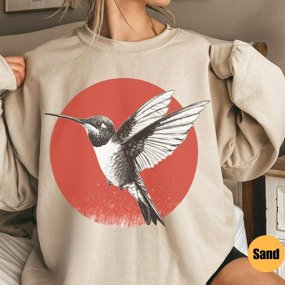 Sudadera de colibrí, sudadera Goblincore Nature, regalo para amantes de ...