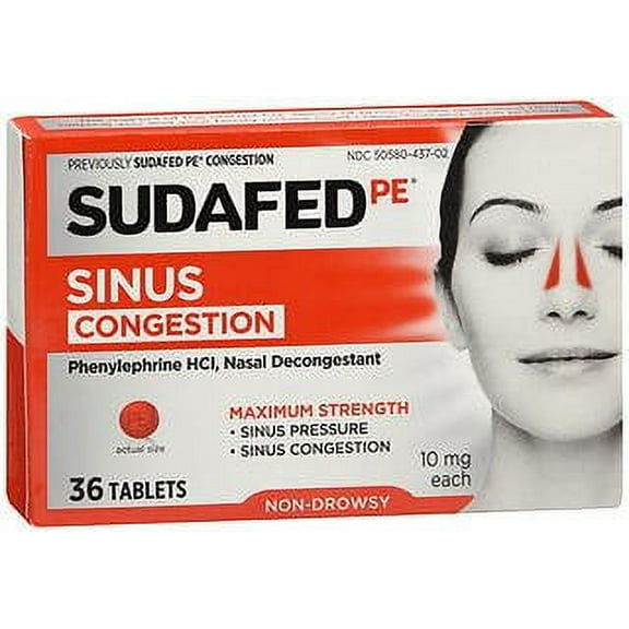 SUDAFED PE Day and Night Sinus Pressure and Congestion Tablets, 20 ...