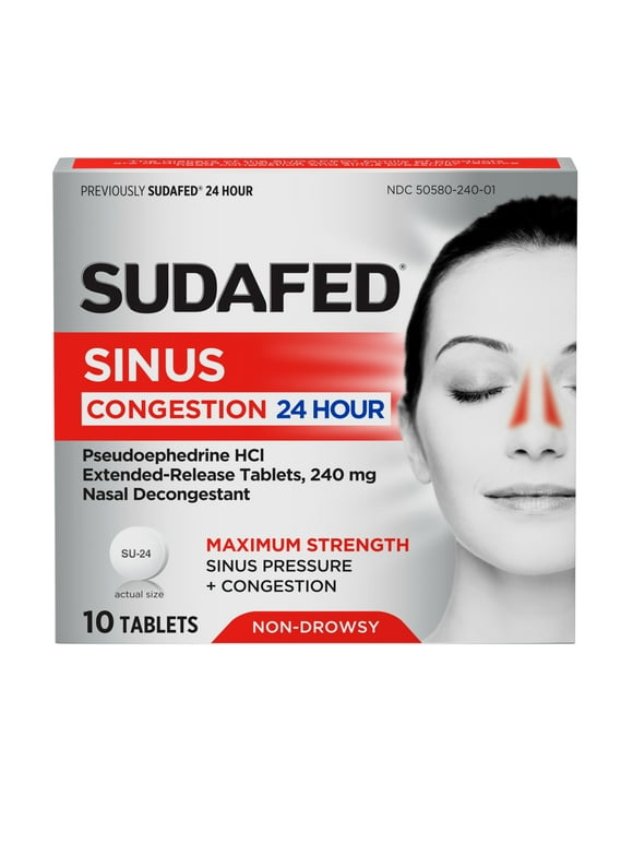 Pseudoephedrine in Allergy Medicine - Walmart.com