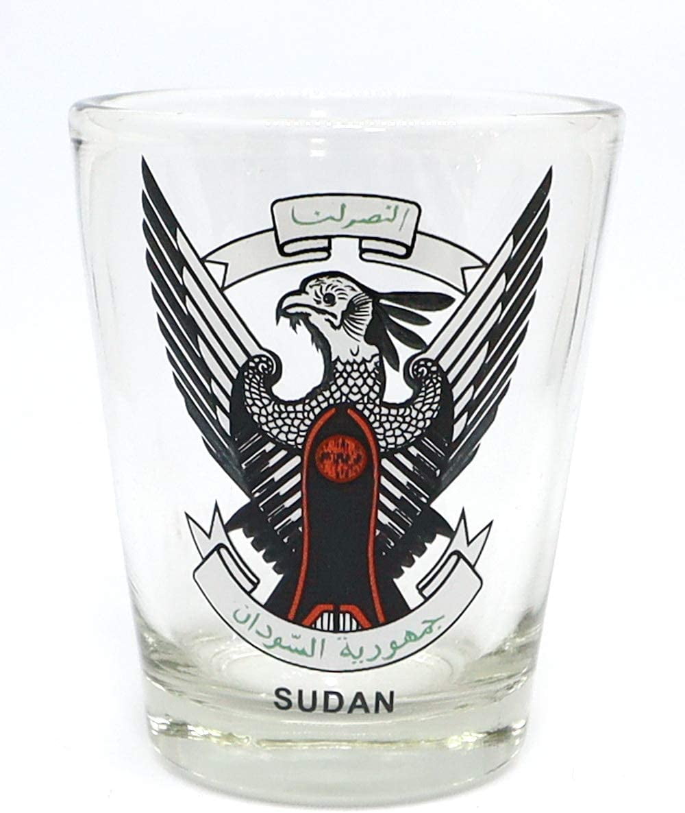 Sudan Coat Of Arms Shot Glass - Walmart.com