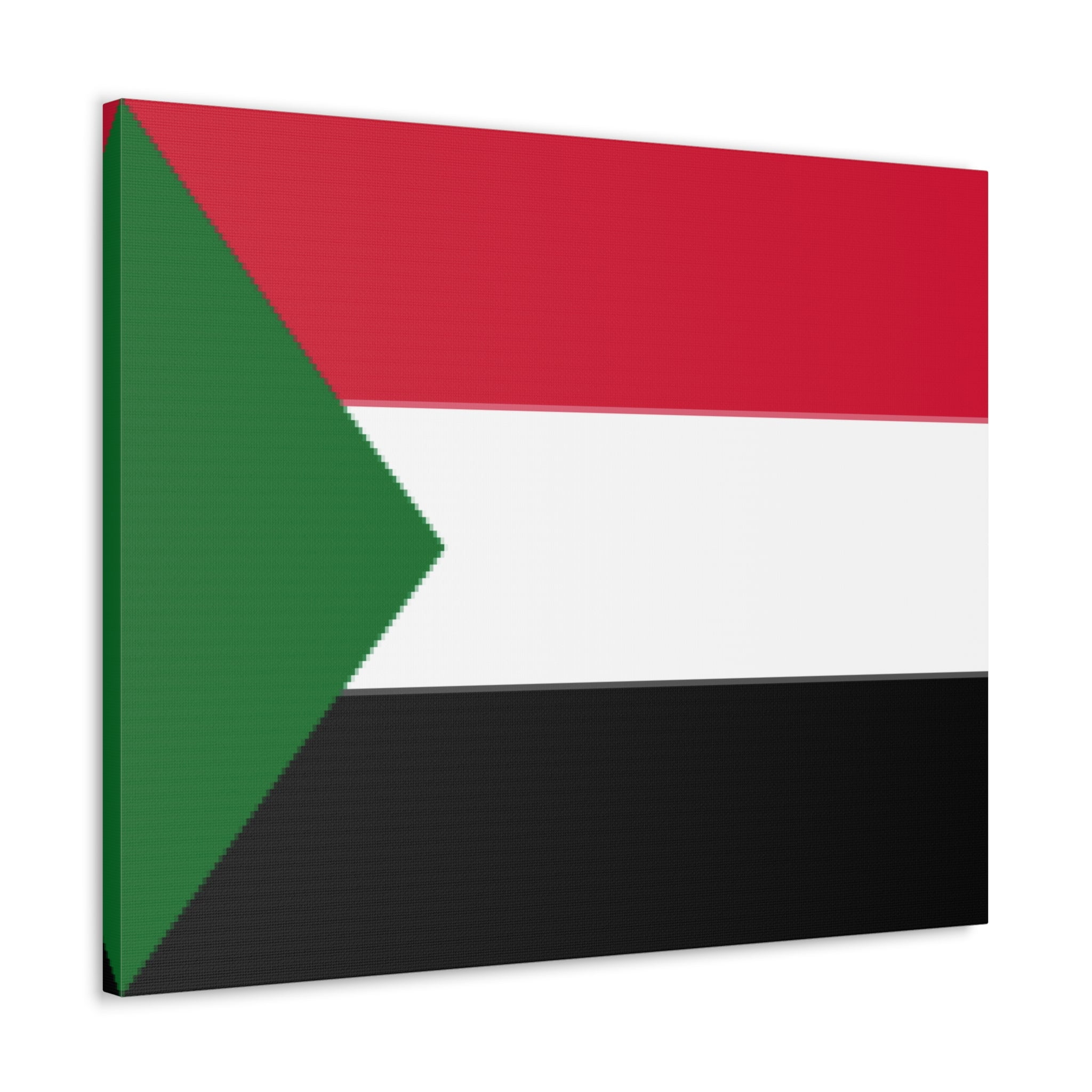 Sudan Country Flag Canvas Vibrant Wall Art Unframed Home Decor ...