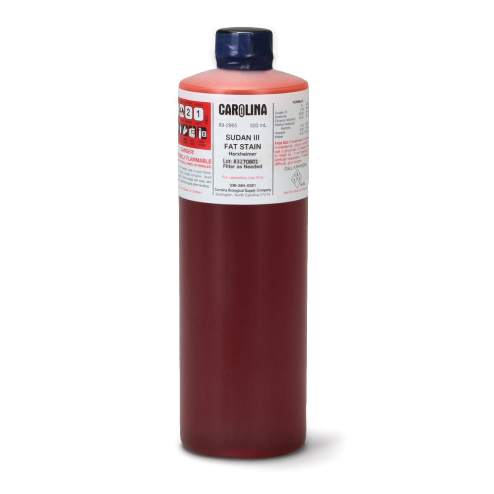 Sudan Iii, Fat Stain, Herxheimer, Laboratory Grade, 500 Ml - Walmart.com