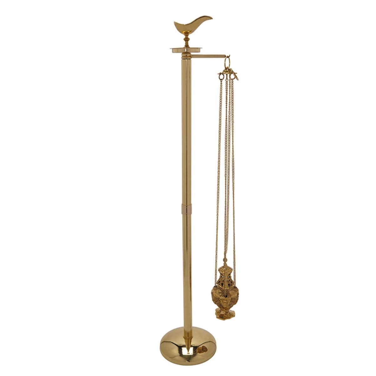 Sudbury Brass Round Base Censer Stand, 51 Inch - Walmart.com