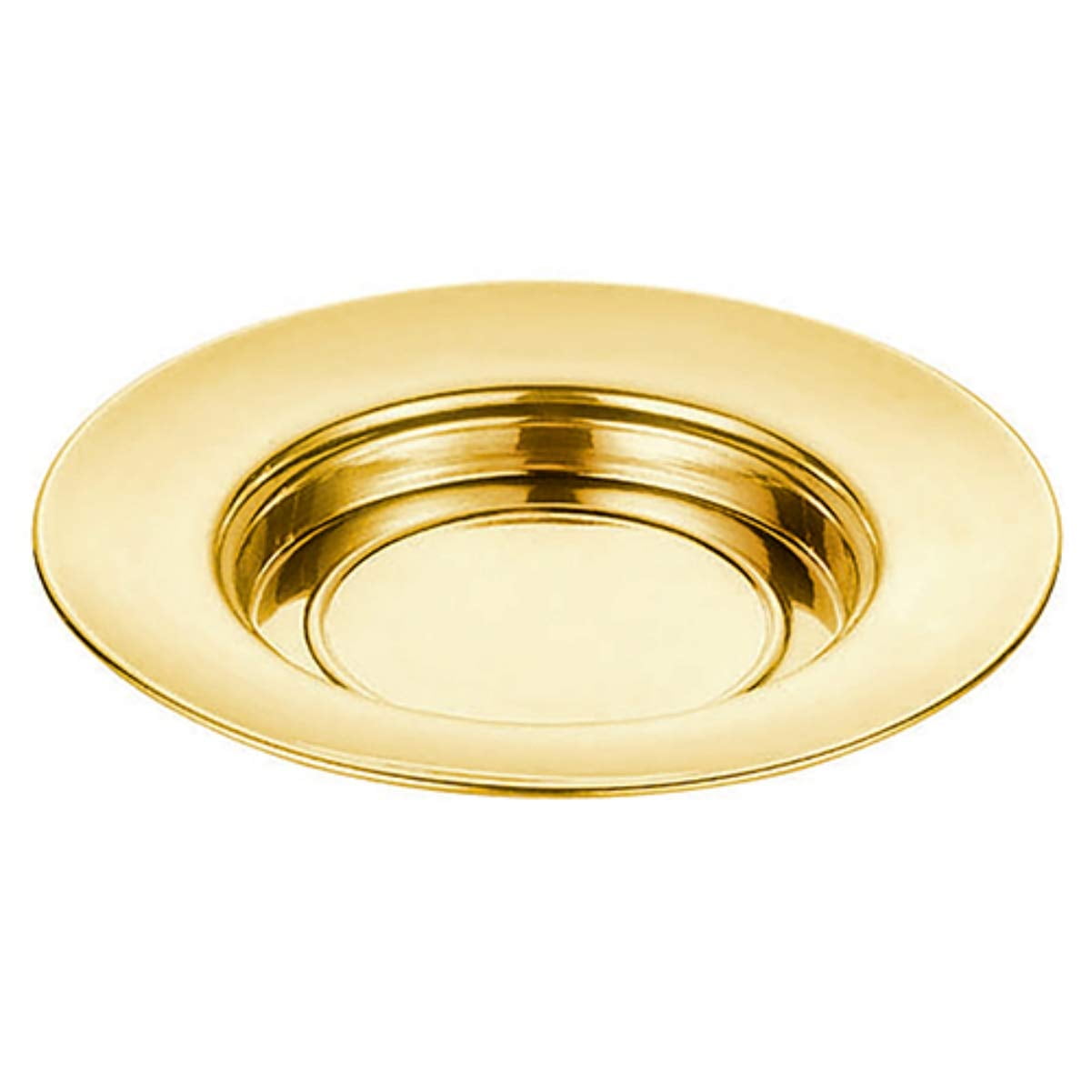 Sudbury Brass Tone Stacking Bread Plate Communion Tray, 10 1/4 Inch ...